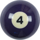 Action RBSTD Standard Pool Replacement Ball - Billiard & Pool Center