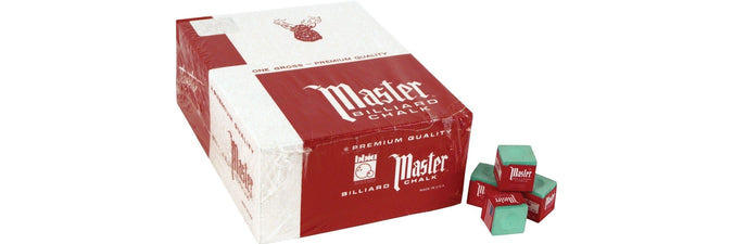Master Chalk CHM Box of 144 - Billiard & Pool Center